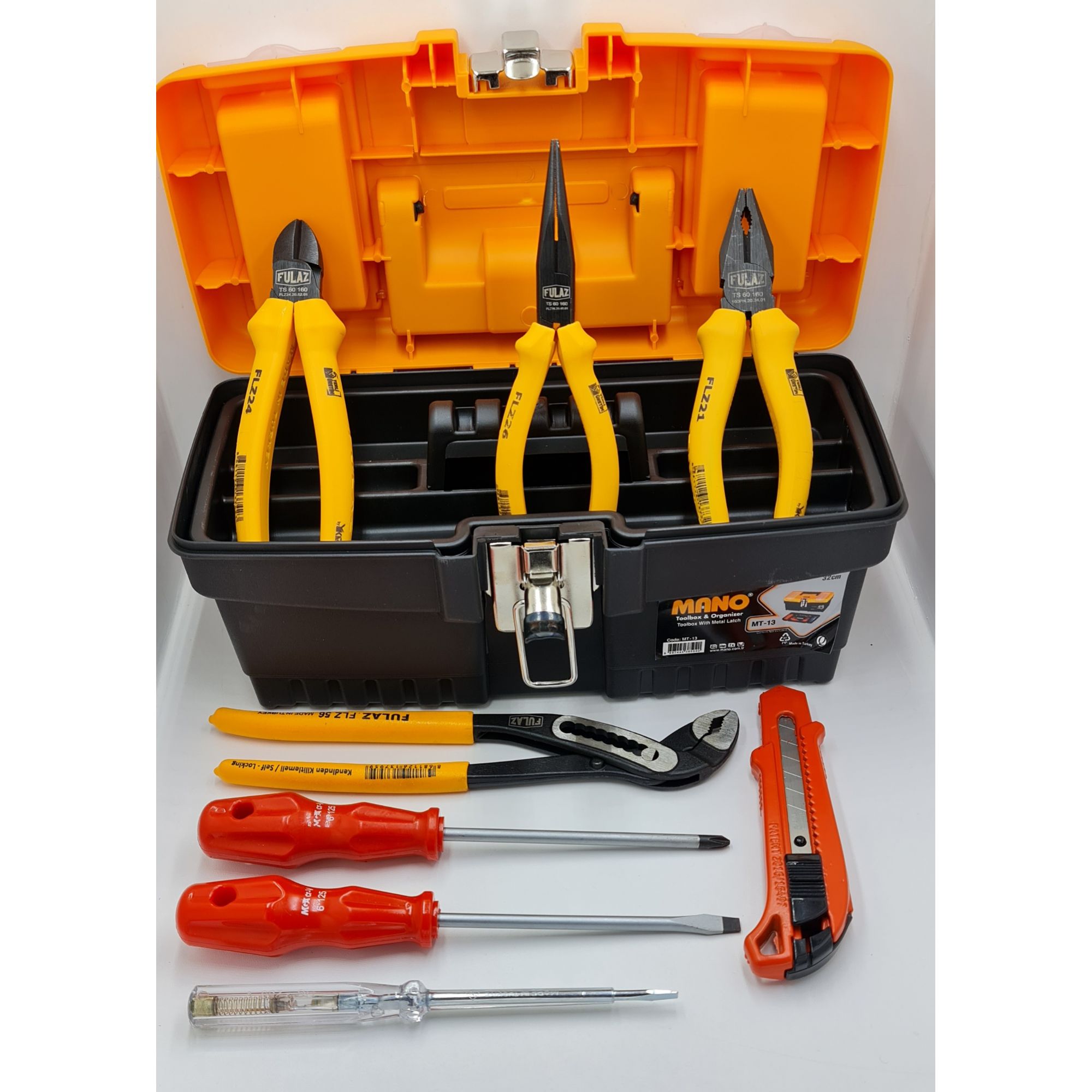 Mano Takım Çanta Seti Fort Pense Yan Keski Kombine Pense Tornavida ...