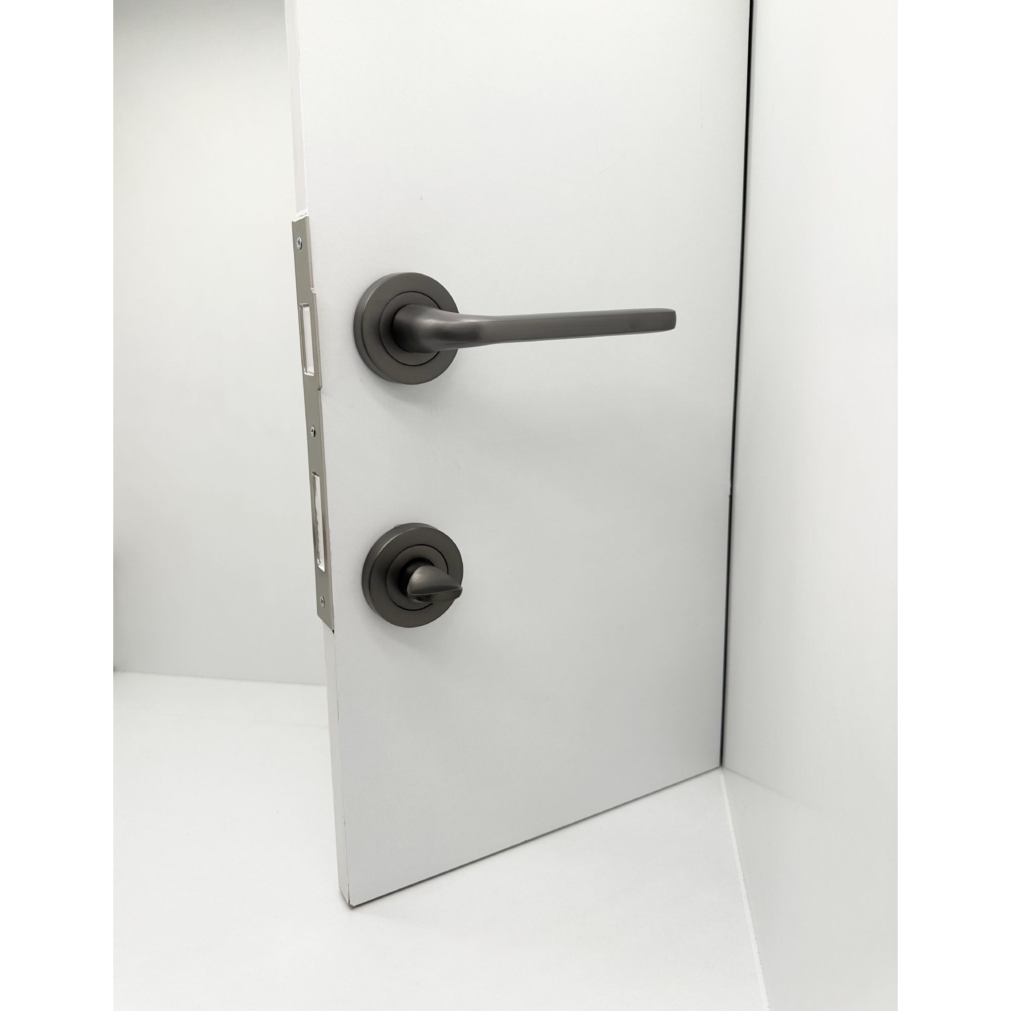 Özen Handles AL48 Araç Mat Skoç Füme Rozetli Wc Banyo Kapı Kolu 1 Tkım ...