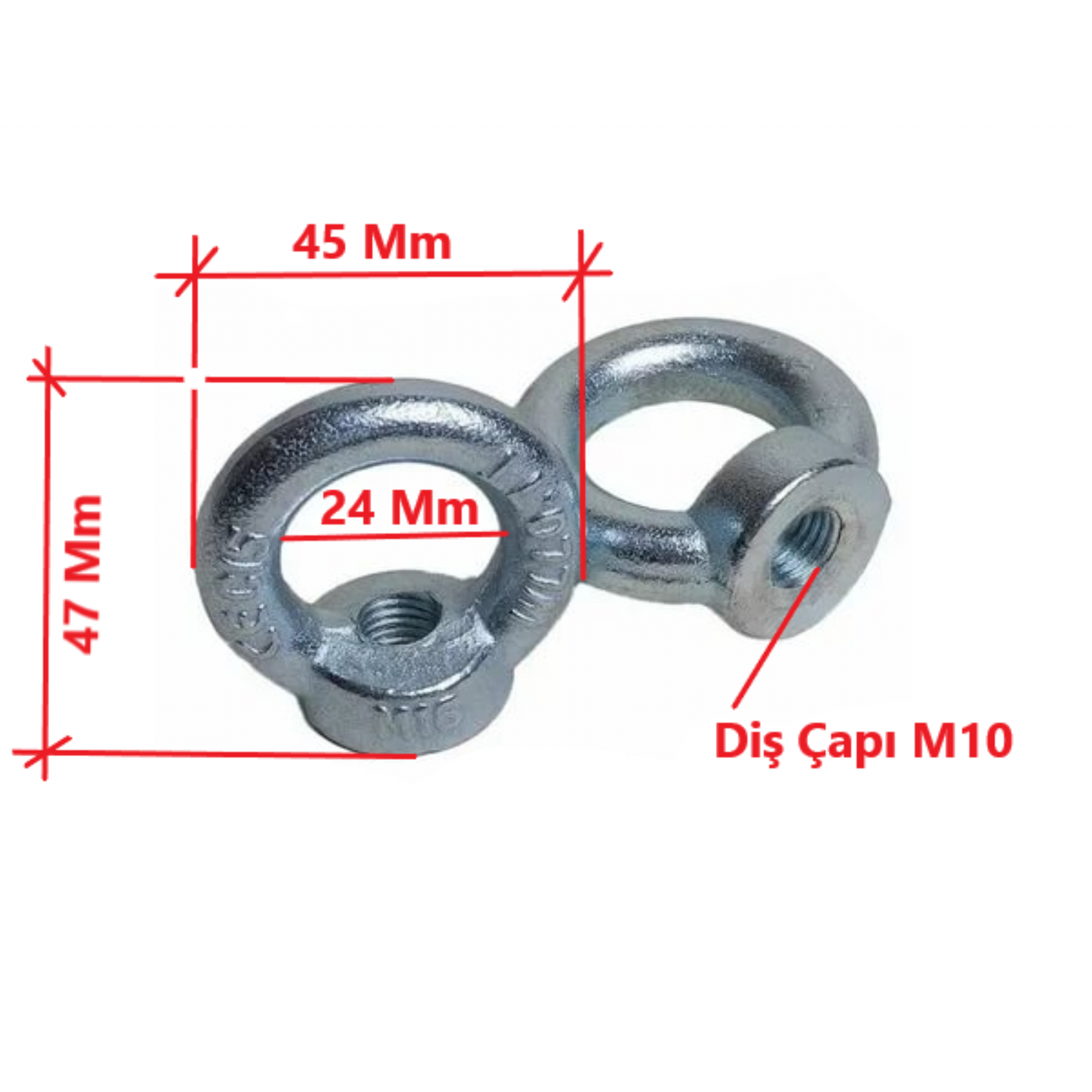Aybolt M10 Halkalı Civata Eye Bolt | İstanbul E-Hırdavat ...