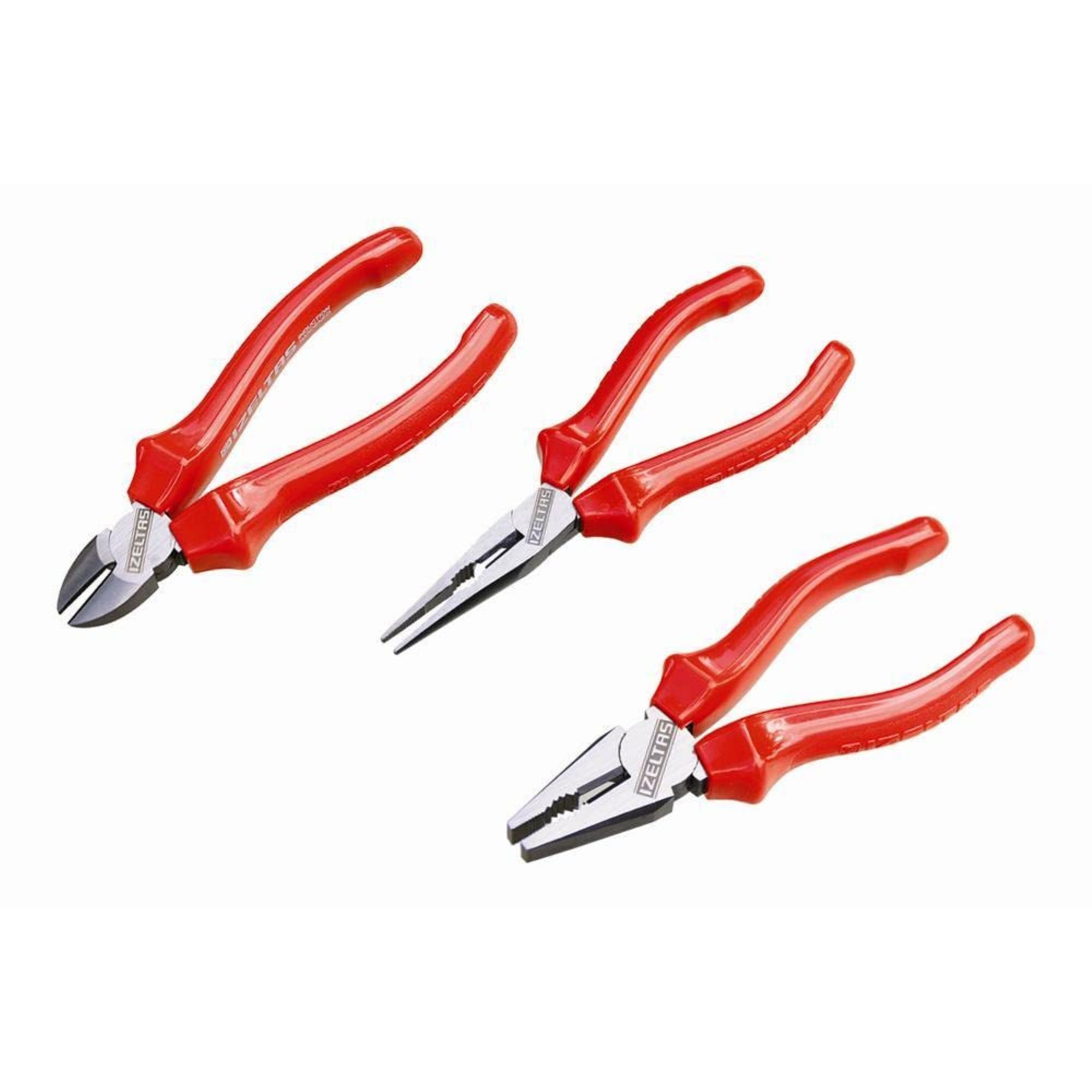 İzeltaş Opak Seri Kombine Pense + Kargaburun + Yankeski 160 mm 3 lü Se ...