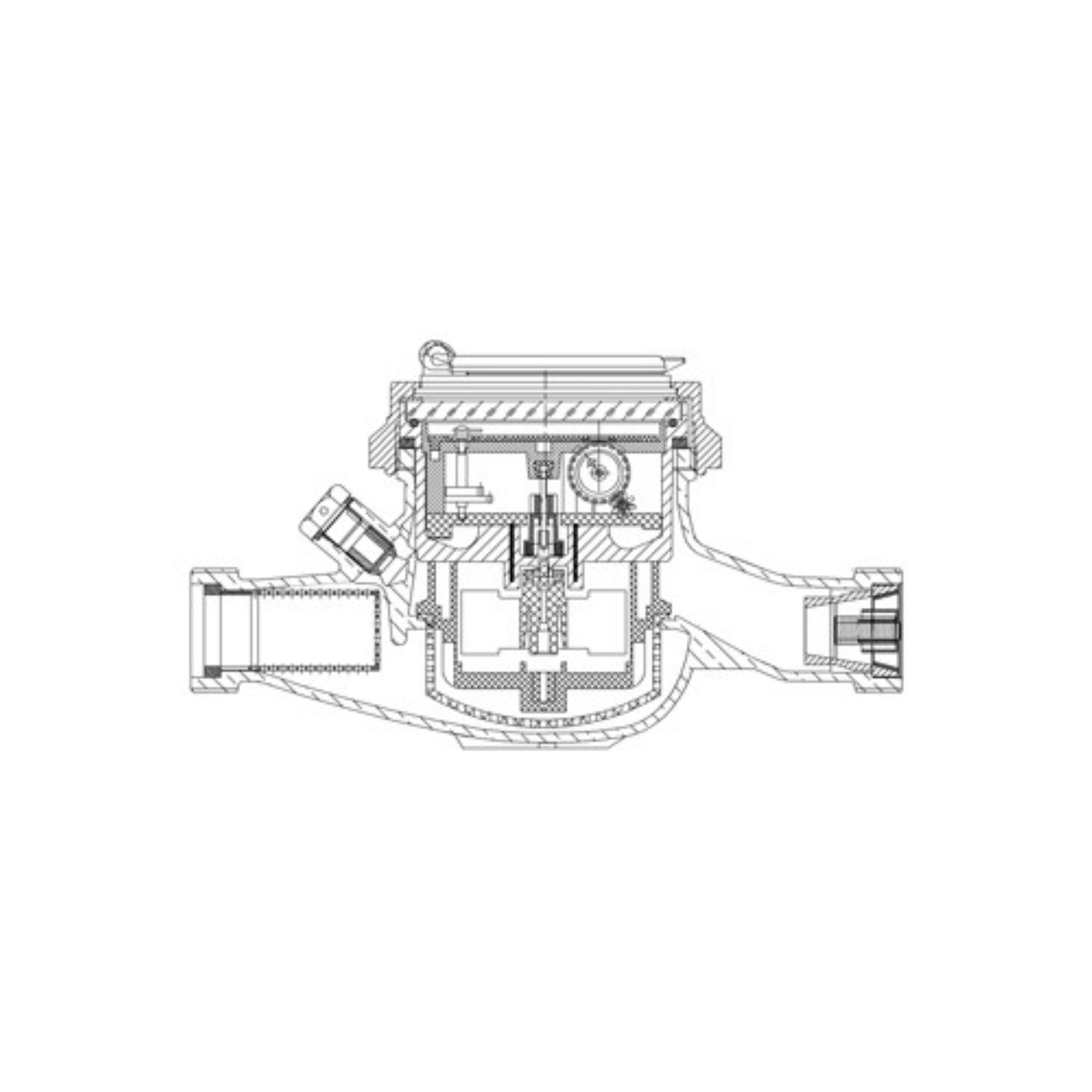 Klepsan Su Sayacı 3/4 Su Saati (Rakorsuz) - istanbulehirdavat.com