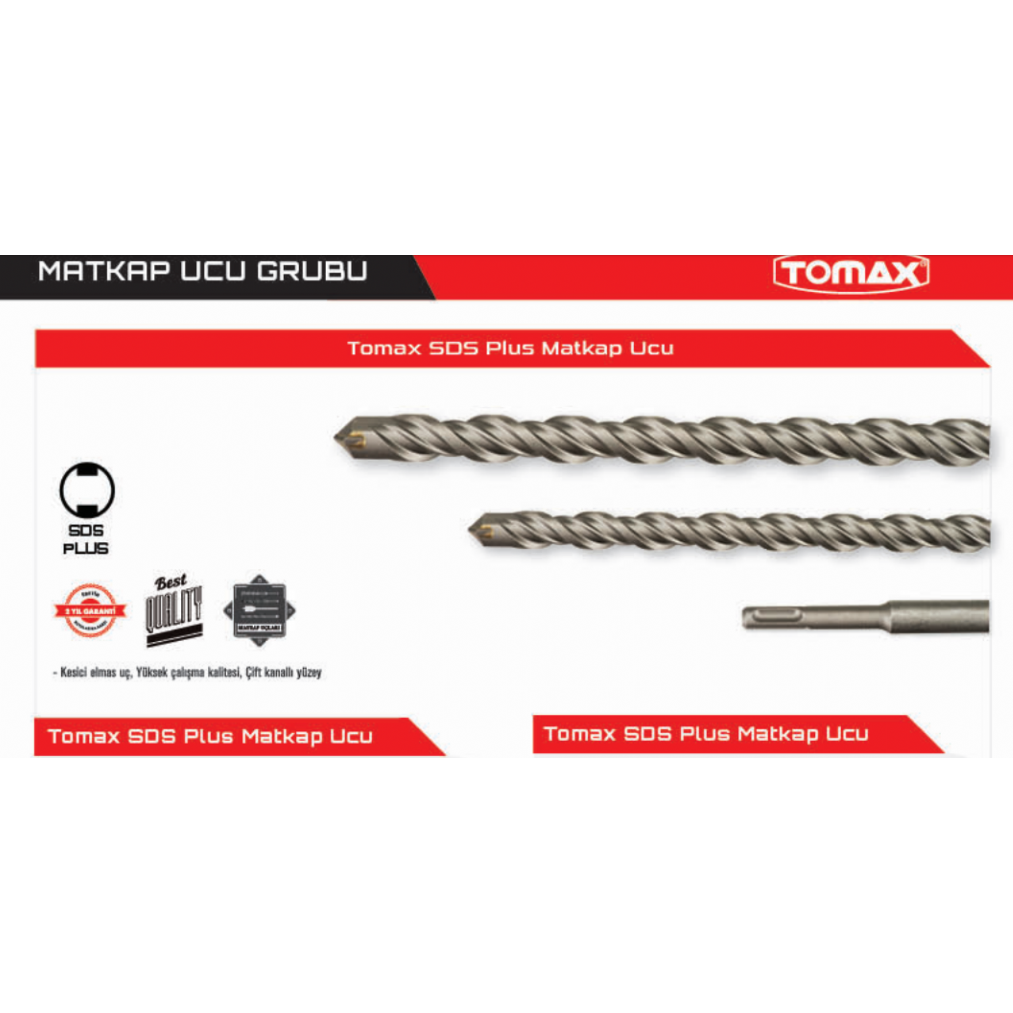 Tomax Sds Matkap Ucu Beton Delme Ucu 12 x 160 mm - istanbulehirdavat.com