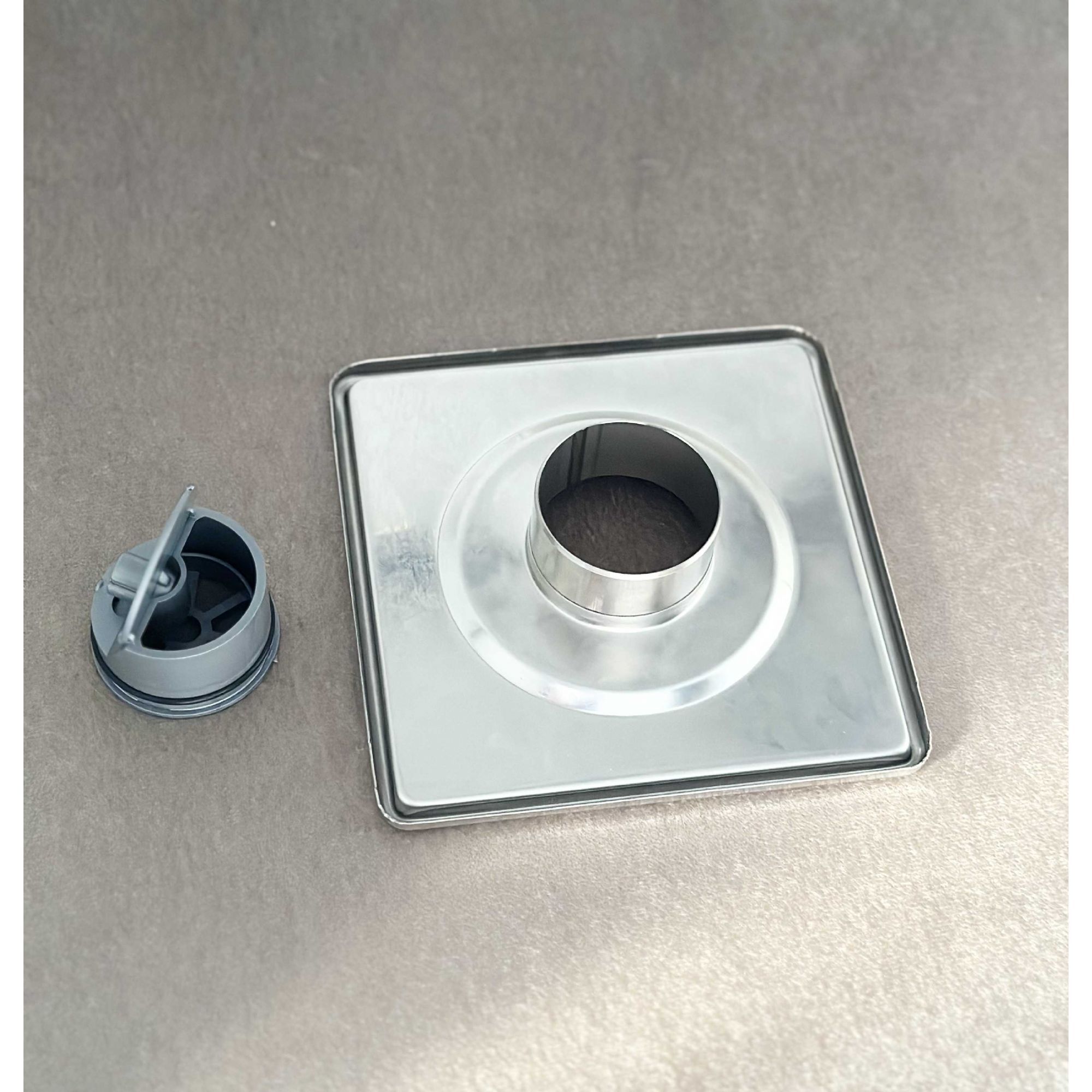 Sukar Line 9 Plain Paslanmaz Çelik Kasa İnox Duş Süzgeçi 360 ...