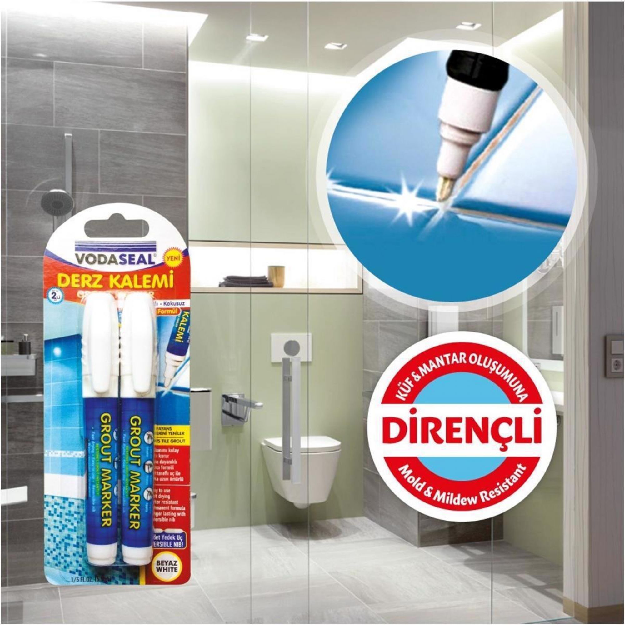 Derz Dolgu Kalemi 2 Lİ Vodaseal Yedek Uç Hediyeli - istanbulehirdavat.com